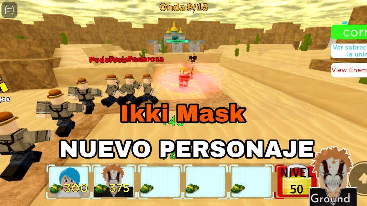 Ikki (Mask) NUEVA TROPA SHOWCASE | Al Star Tower Defense - YouTube