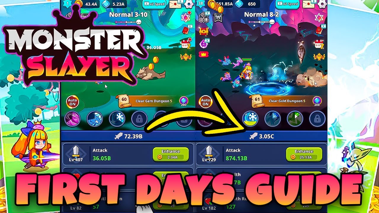 FIRST DAYS GUIDE // MONSTER SLAYER - YouTube