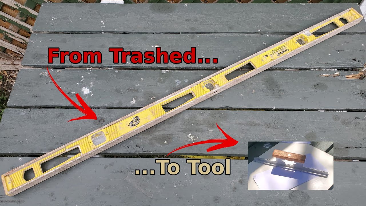 Making a useful tool, from a broken tool. - YouTube
