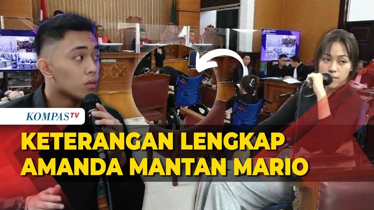 Keterangan Lengkap Amanda di Sidang Mario Dandy - YouTube