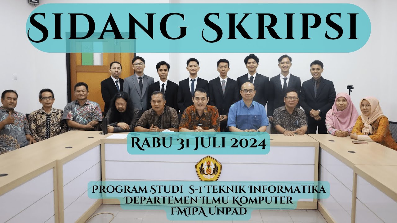 Kegiatan Sidang Skripsi Prodi S-1 Teknik Informatika Dep. Ilmu Komputer ...