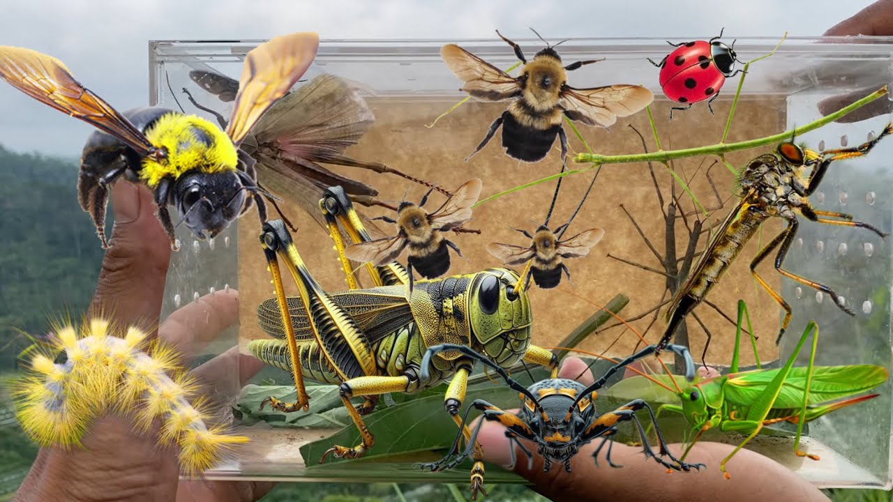 What does it feel like to be bitten by a robber fly insect‼️caught lots ...