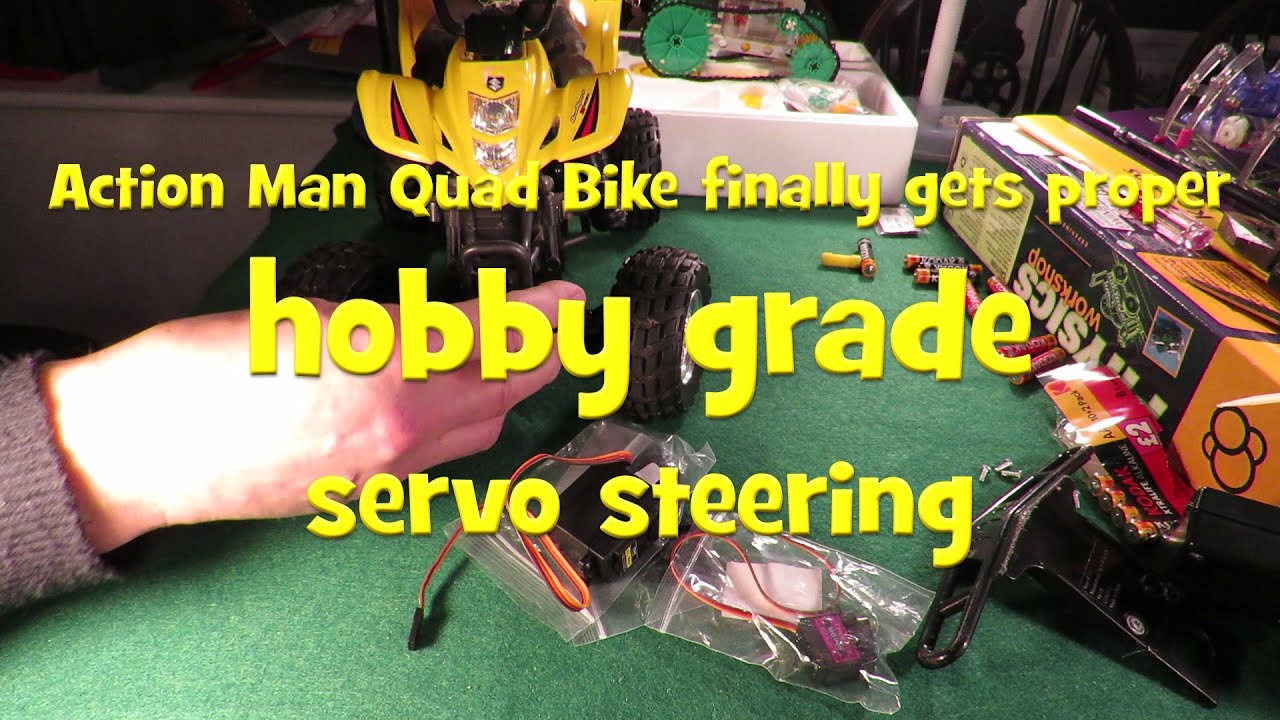 Action Man Quad Bike finally gets proper hobby grade servo steering ...