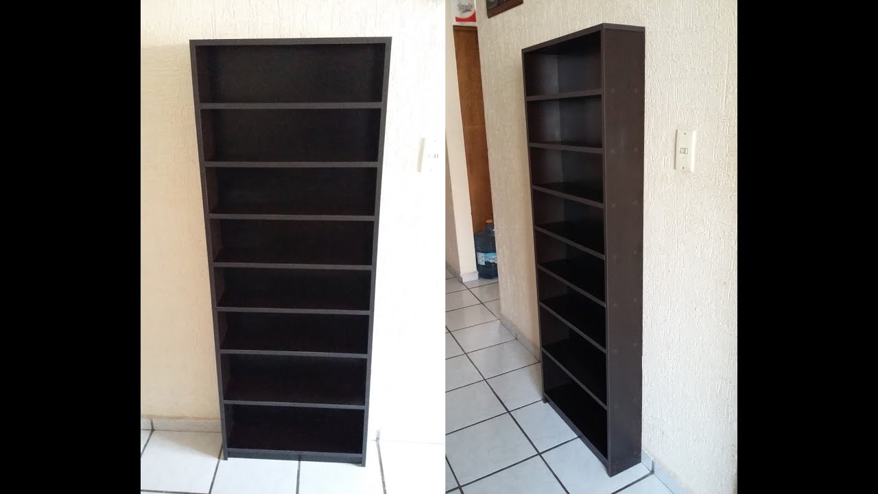 Como hacer mueble para cd's de melamina - YouTube