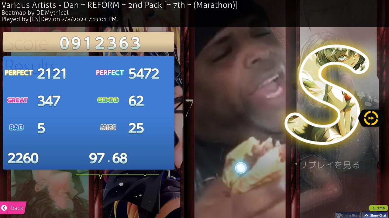 7TH DAN DT 98% CHOKE (osu!mania 4k) - YouTube