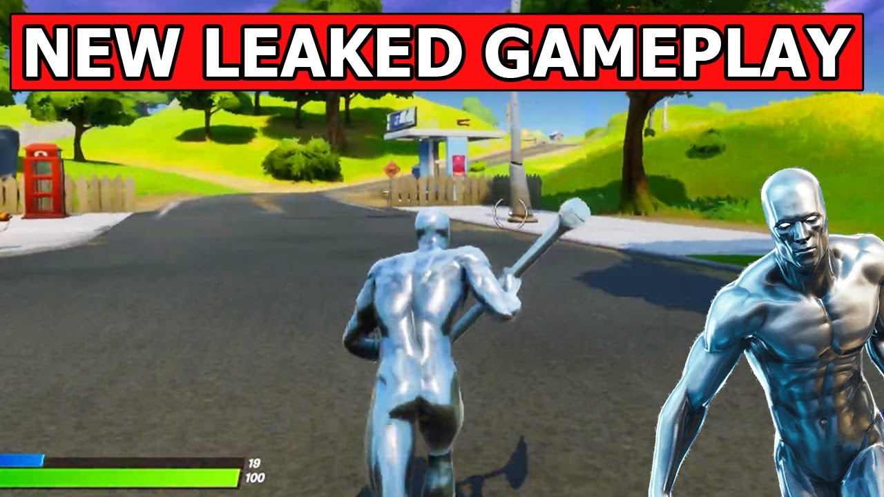 Silver Surfer Skin LEAKED Gameplay! *SKIN SHOWCASE* New Fortnite Skin ...
