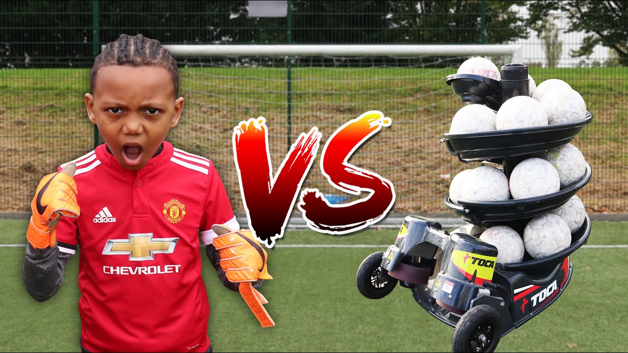 ZiZi vs OVERPOWERED FOOTBALL MACHINE!! - YouTube