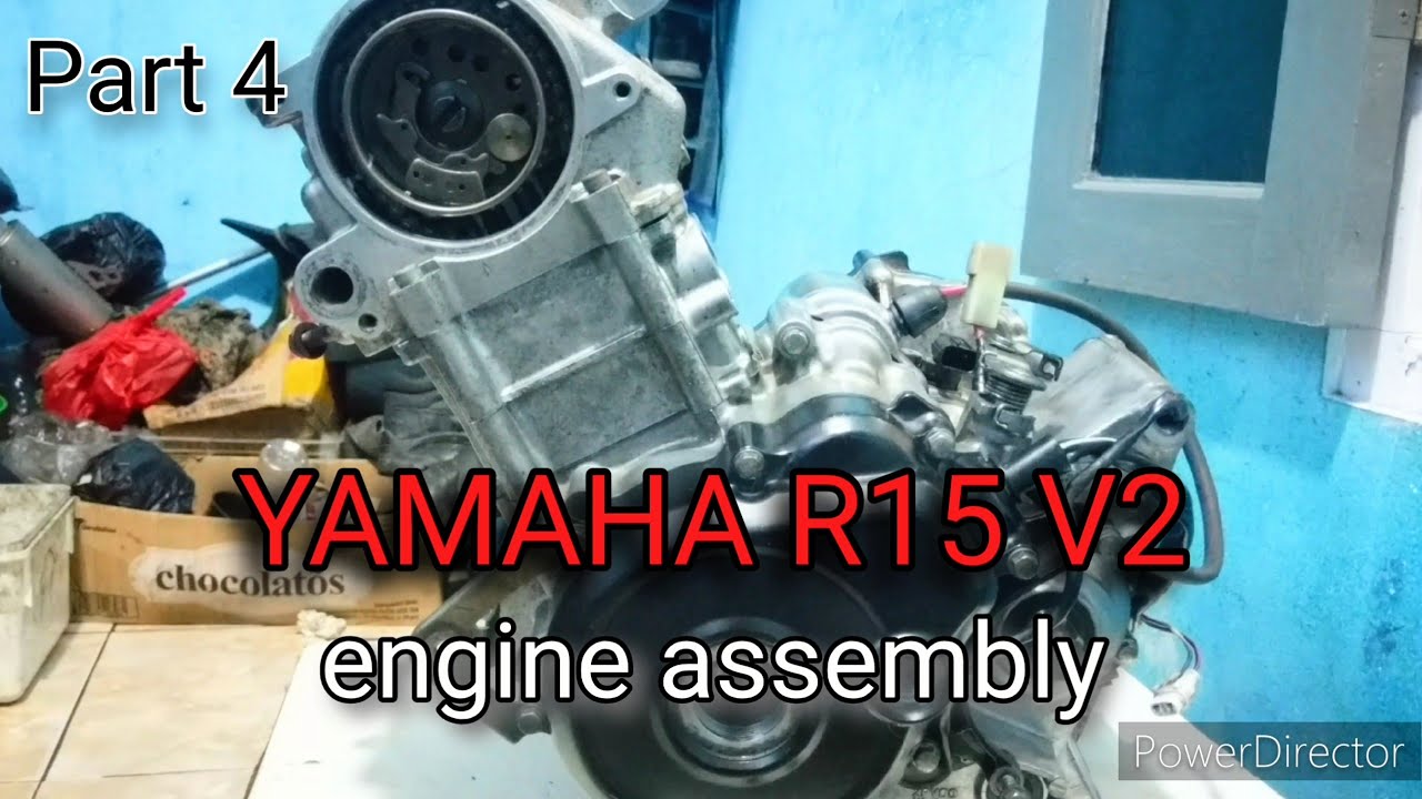 Cara merakit mesin YAMAHA R15 untuk pemula #yamahar15 #yamahavixion # ...