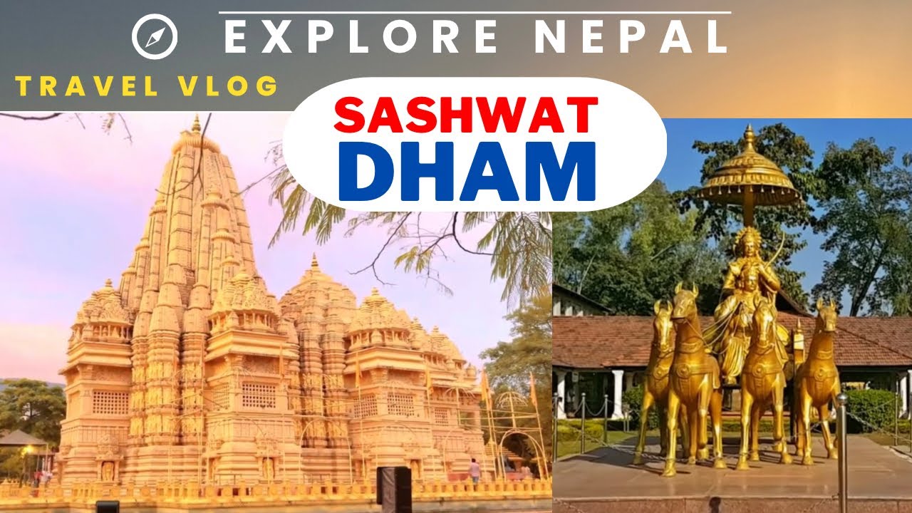 CG Temple Sashwat Dham Tour 2022 | Nawalparasi @arjunpoudelofficial ...