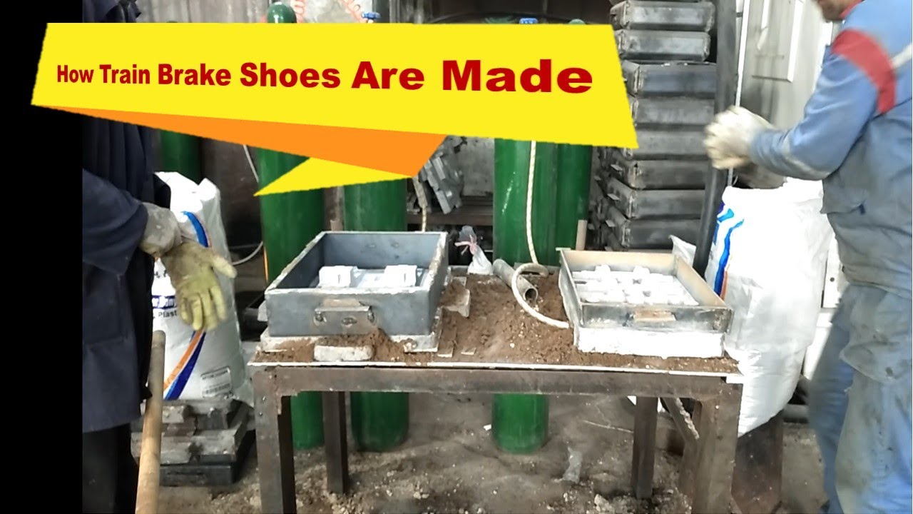 How Train Brake Shoes Are Made – CO2 Molding Process Explained! - YouTube