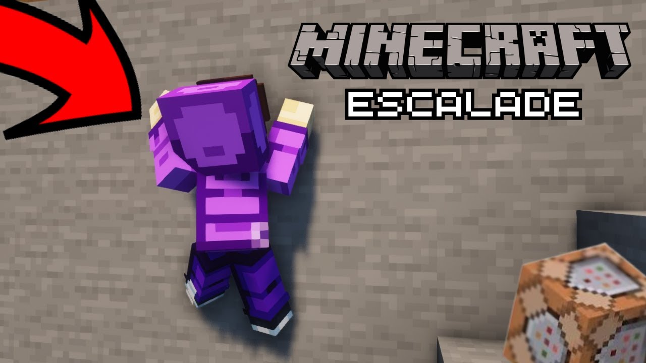 COMMENT FAIRE DE L'ESCALADE SUR MINECRAFT BEDROCK ! - YouTube