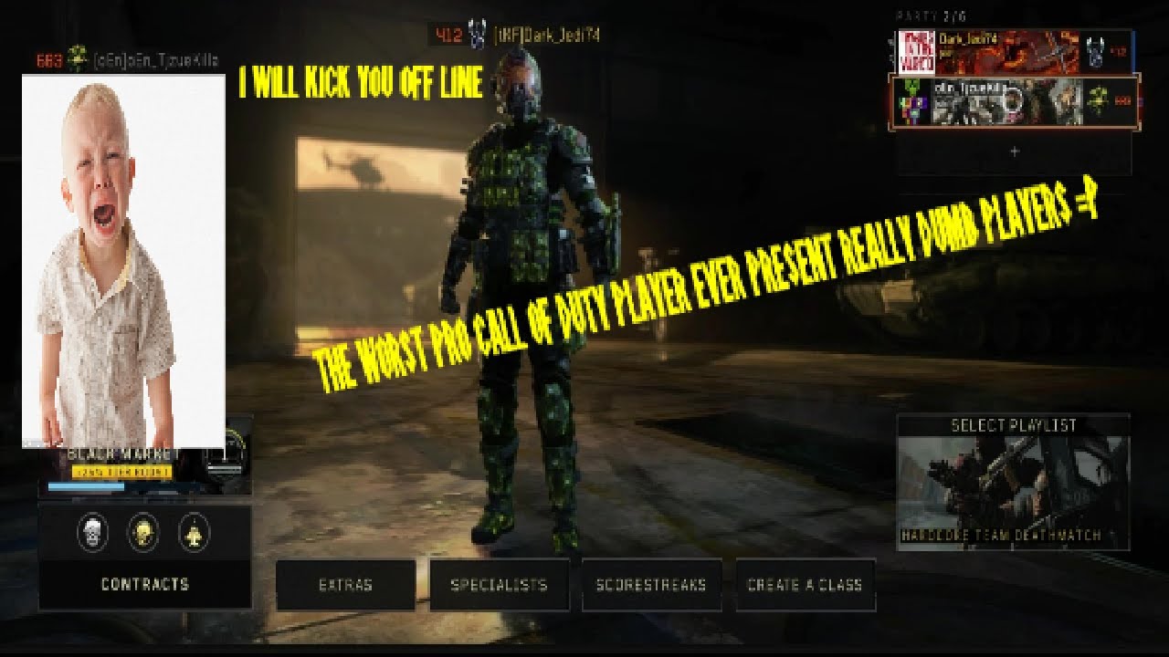 The Worst Pro call Of Duty Player Ever Present Really Dumb Players =P ...
