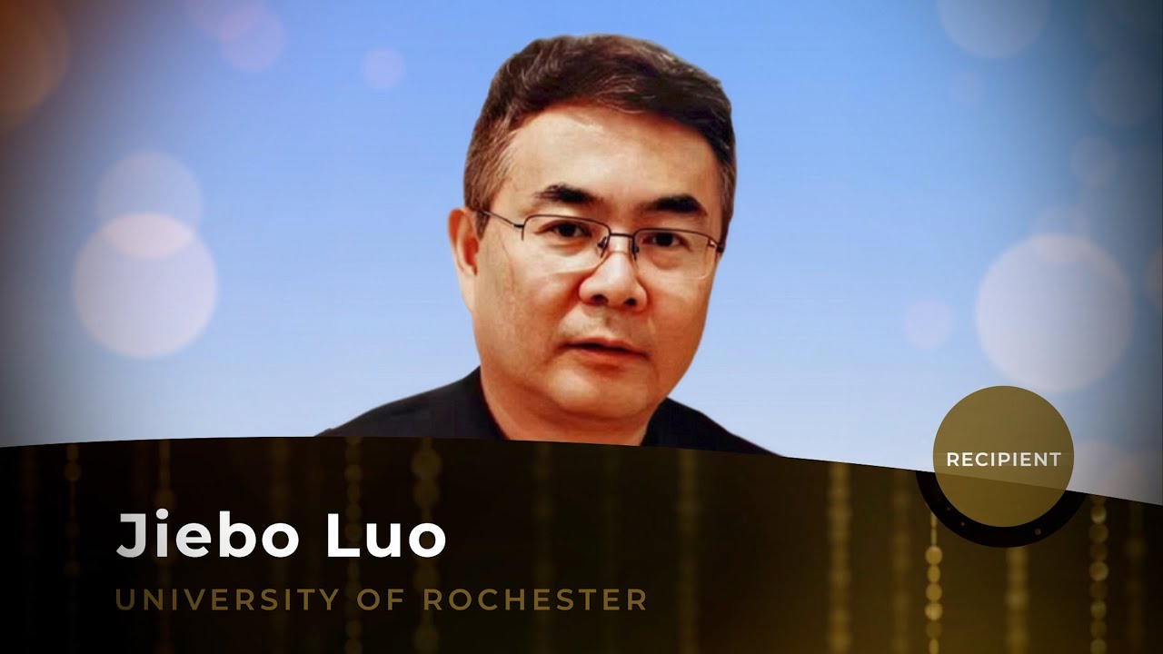 Jiebo Luo, Recipient of the 2025 Edward J. McCluskey Technical ...