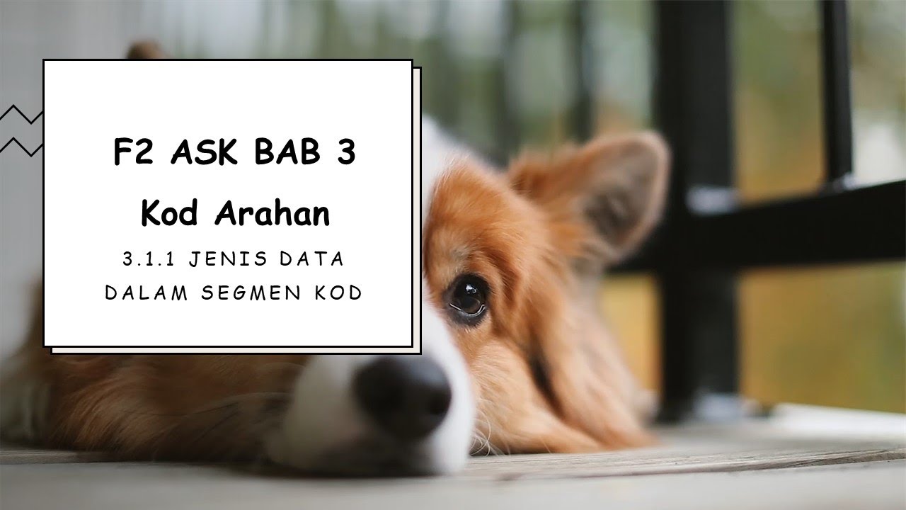 F2 ASK BAB 3 - Kod Arahan [ PART 1 ] - YouTube