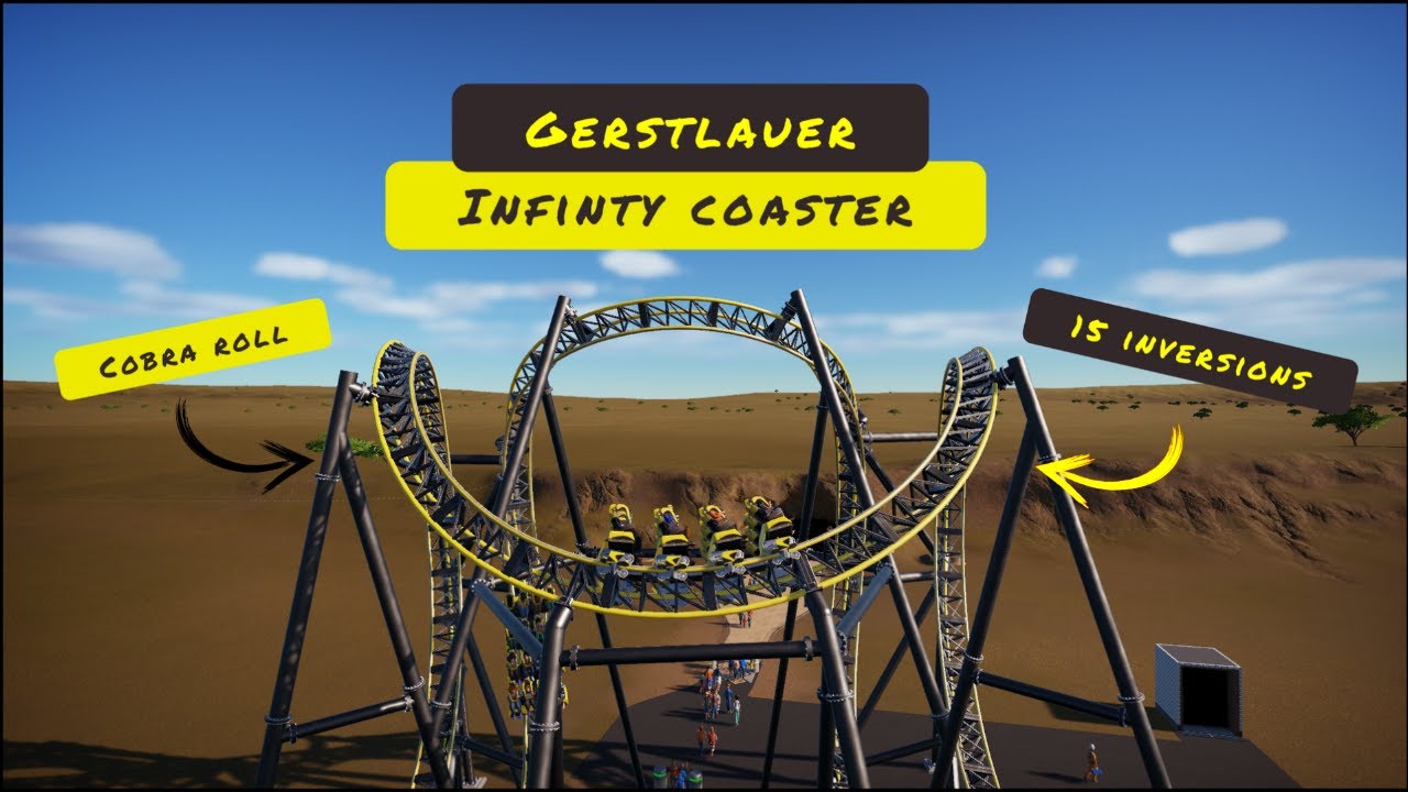 Gerstlauer 15 inversions Infinity Coaster | Planet Coaster - YouTube