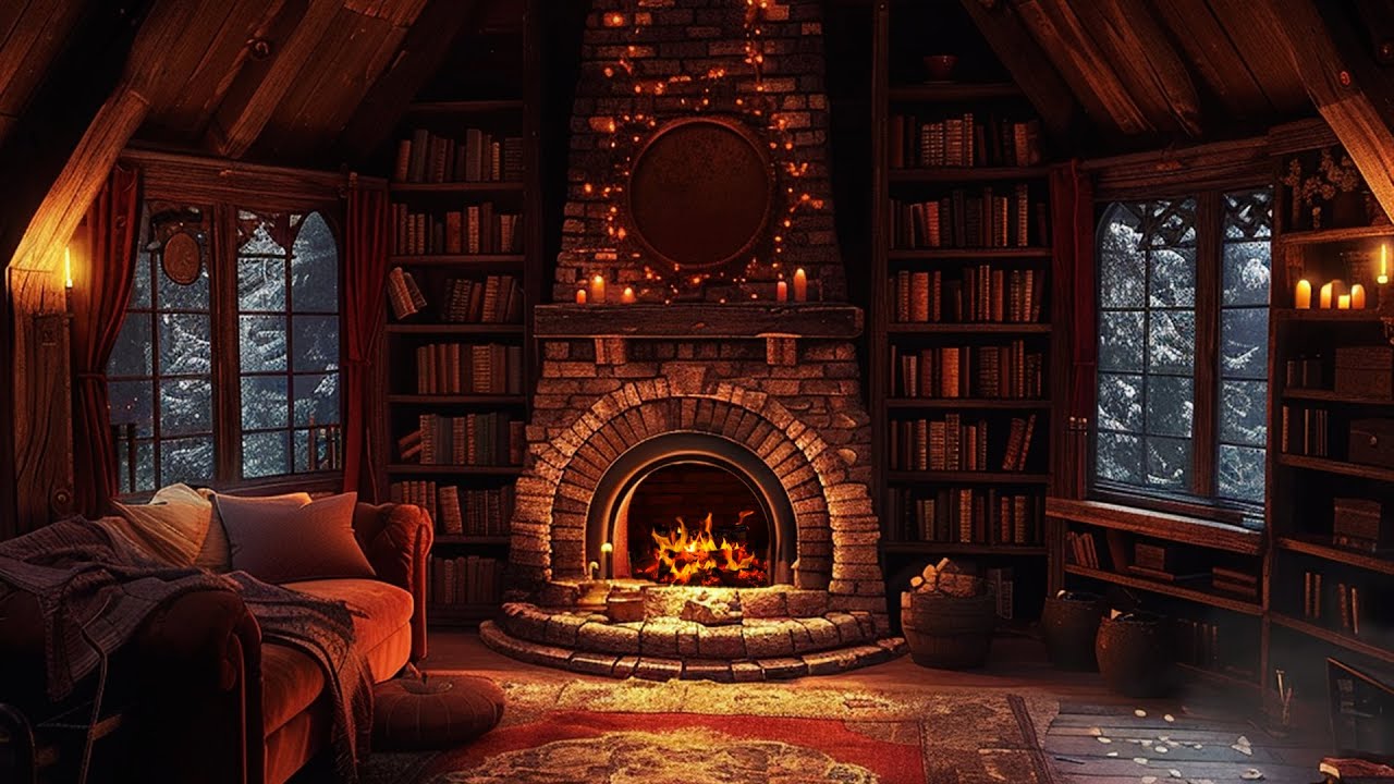 Cozy Fire | Stress and Anxiety Relief to Sleep Comfortably with ...