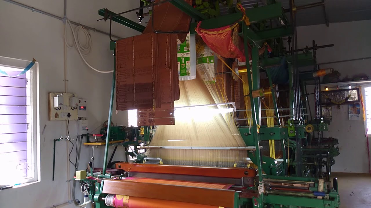 Power looms - under pick - YouTube