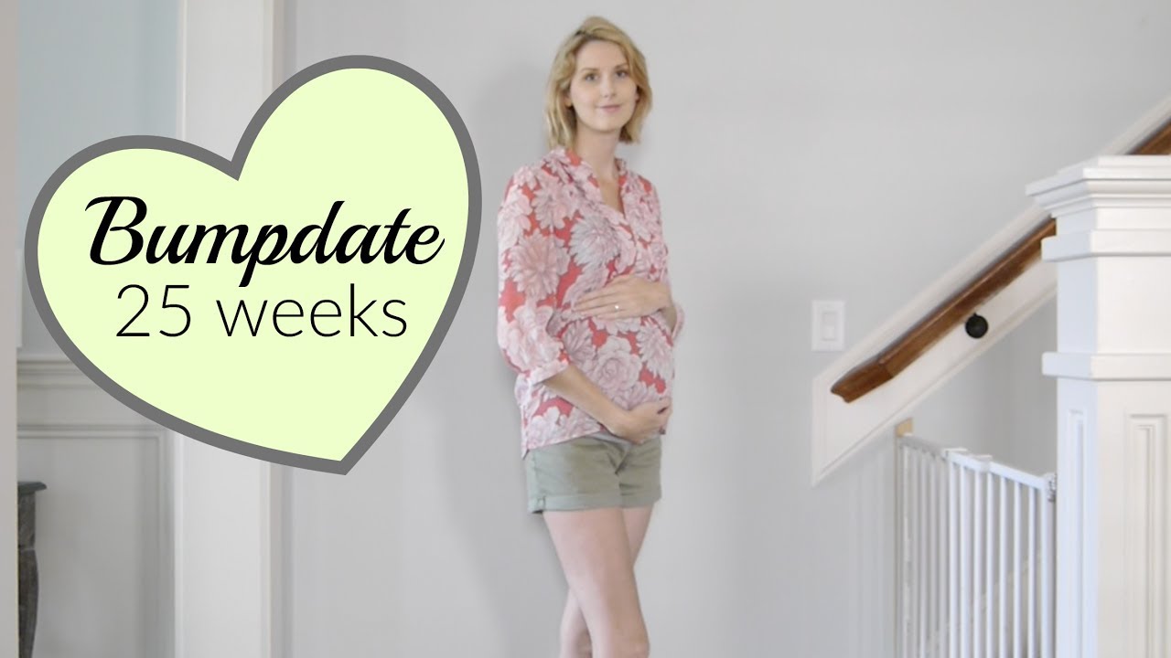 Bumpdate - 25 weeks - YouTube