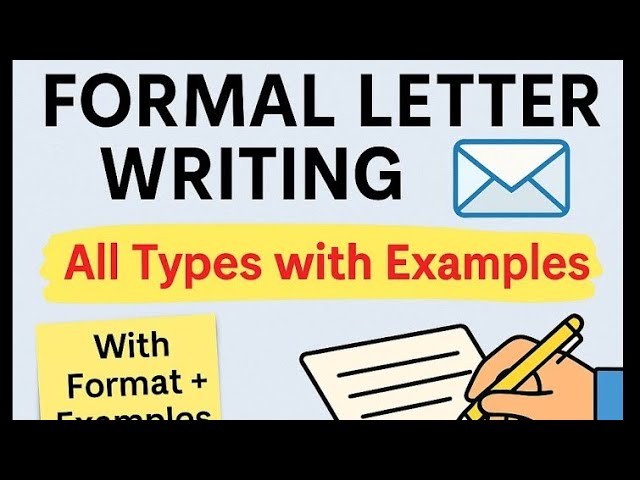 Types Of Letter Writing