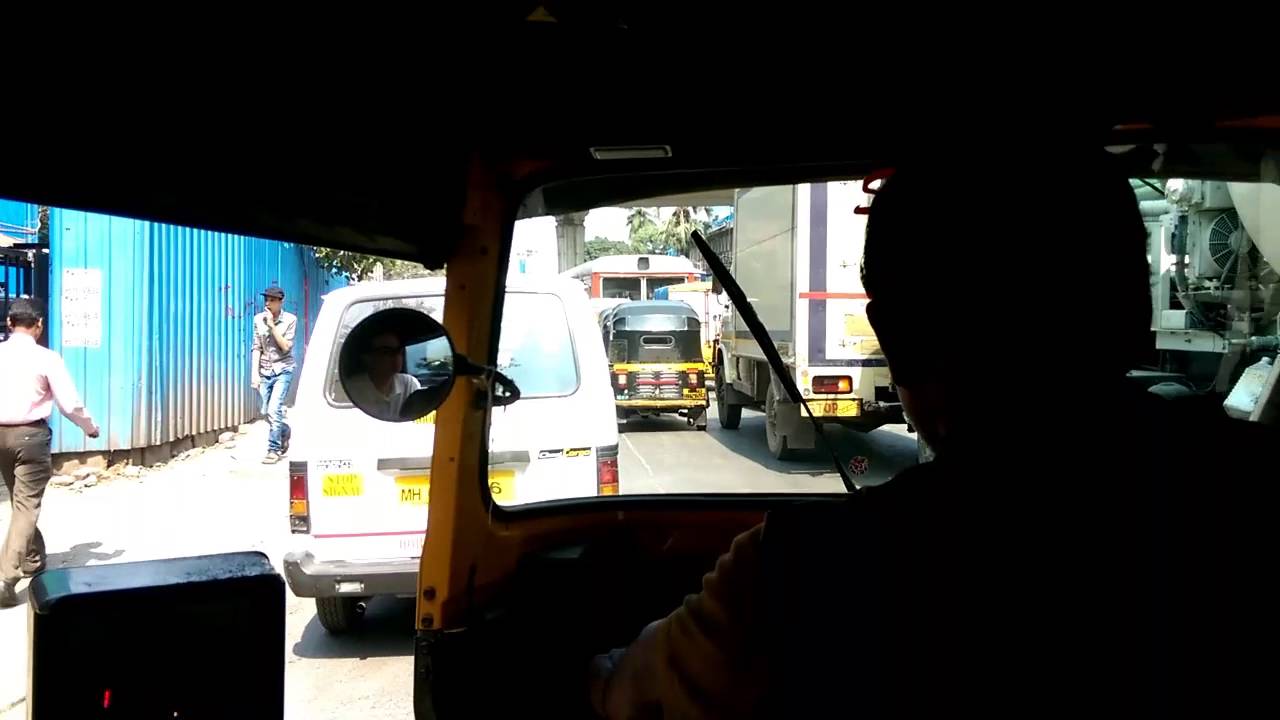 Auto-Rickshaw Ride in Mumbai, India - YouTube
