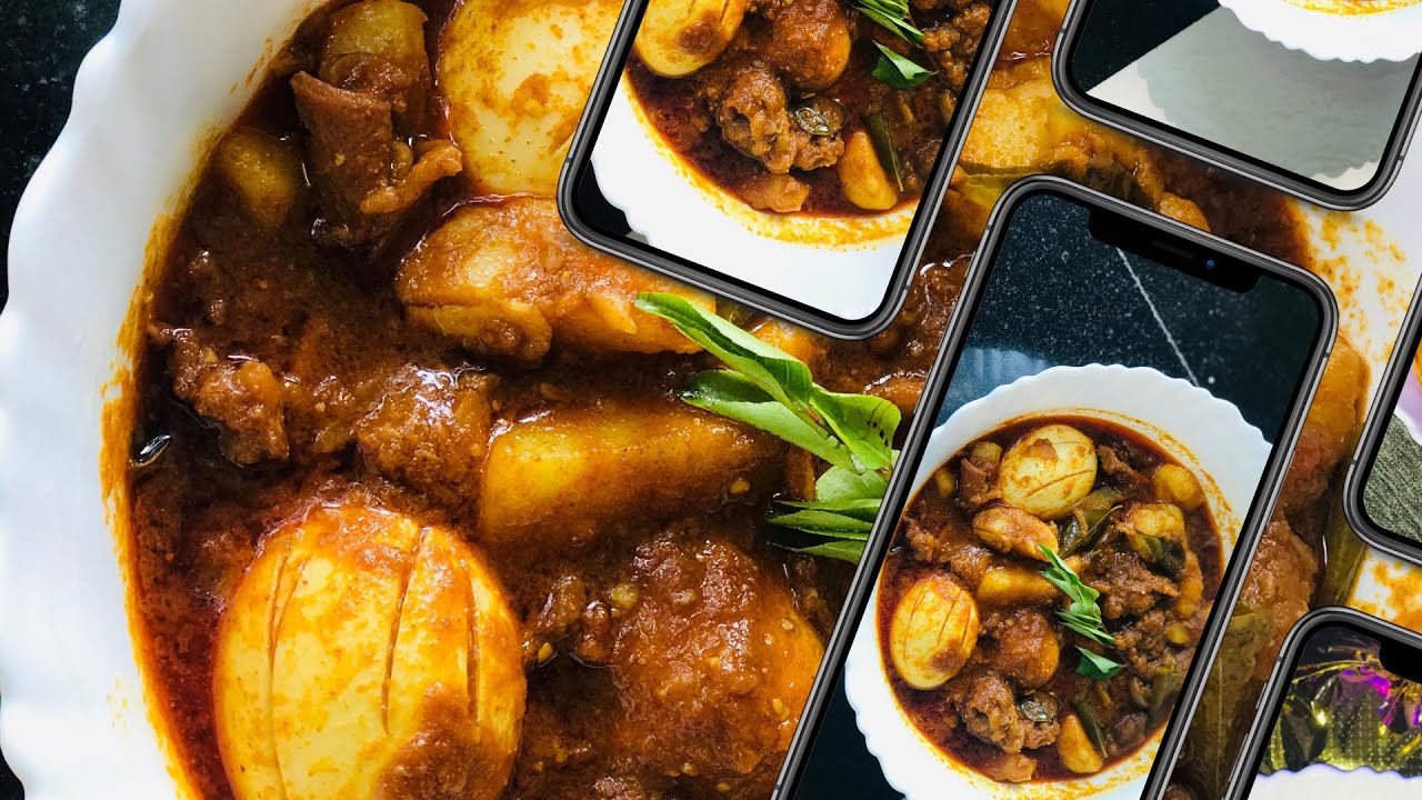 Mutton Roast with Potato and Egg || Easy Mutton Recipe - YouTube