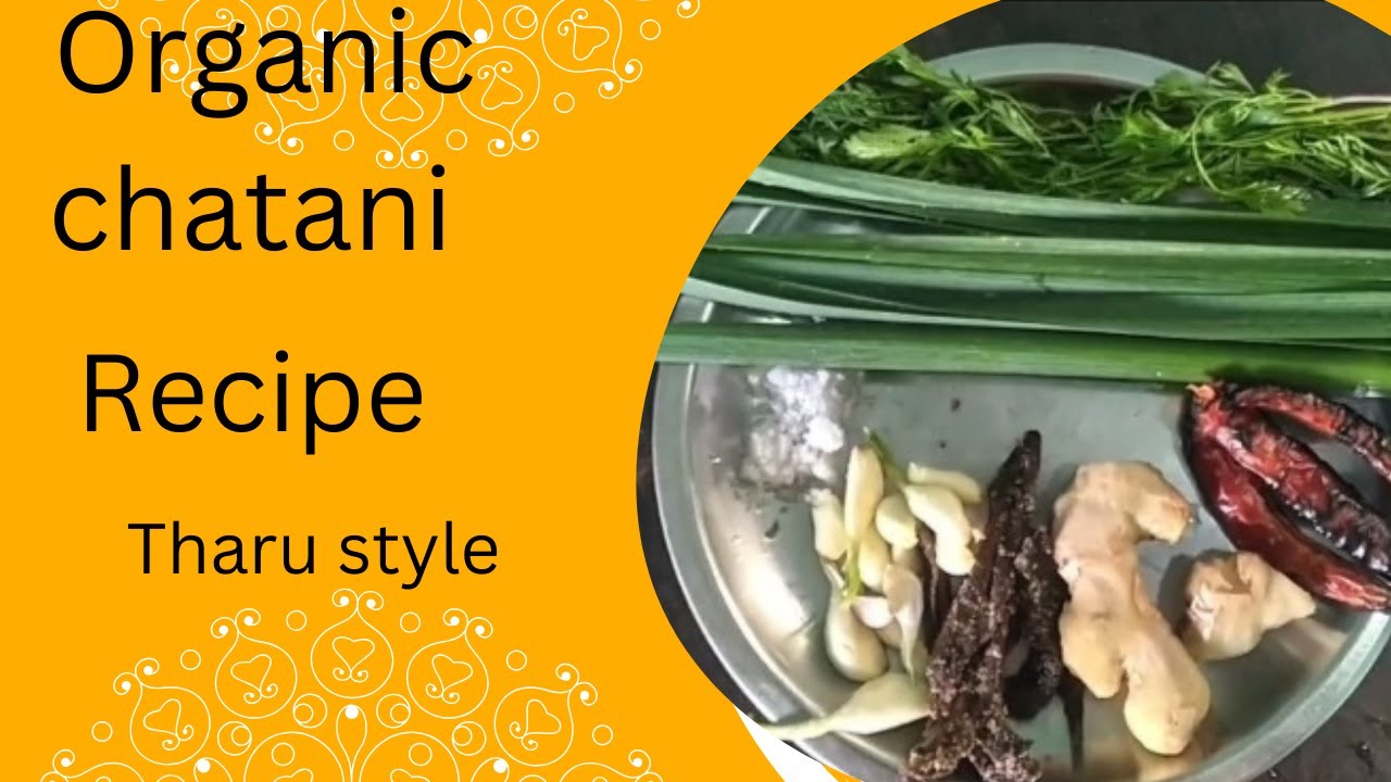 Organic chatani recipe tharu style ma - YouTube