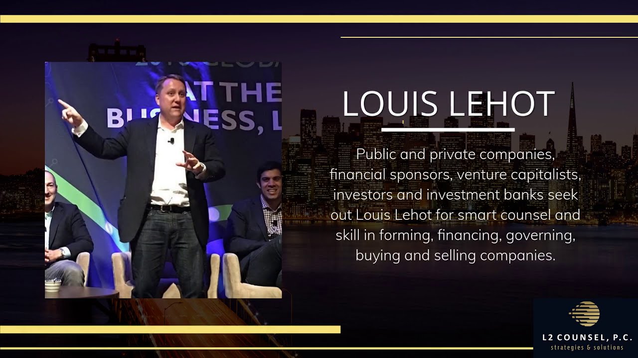 Louis Lehot lays down 4 basic tips that might make the journey a little ...