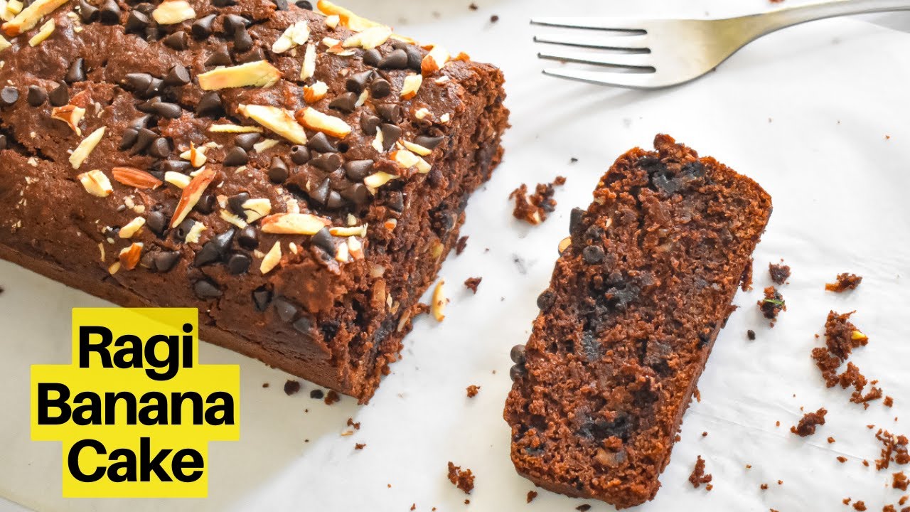 Vegan Ragi Banana cake | Ragi Chocolate Cake - @palatesdesire - YouTube