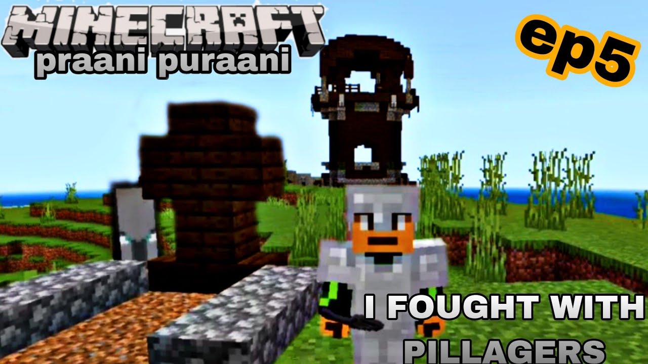Pillagers dead bodies is buried in Graves || Minecraft praani puraani ...