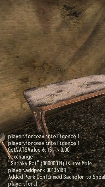 Fallout New Vegas Console Command Force Skill Level - YouTube