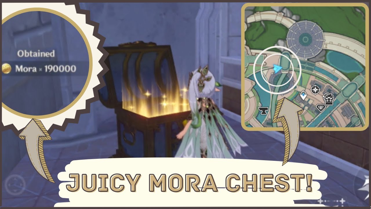 {Luxurious Mora Chest} ~ Court of Fontaine ~ - YouTube
