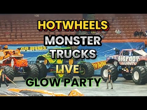 HOTWHEELS MONSTER TRUCKS LIVE GLOW PARTY (GREENVILLE) (SC) - YouTube
