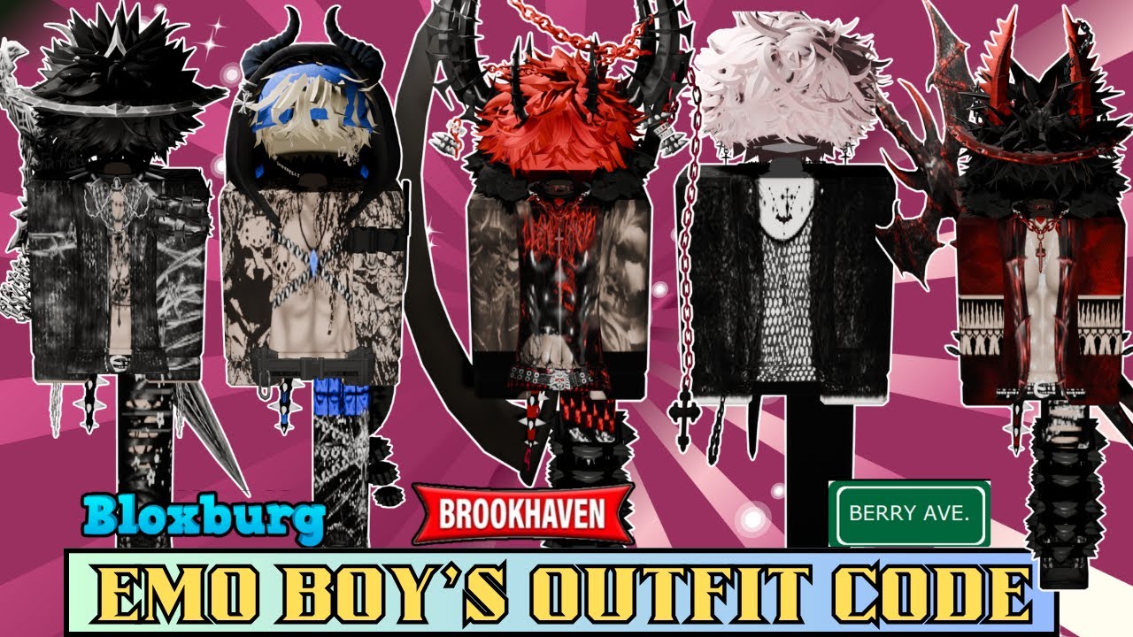 New Boy Outfits Code For Brookhaven And Berry Avenue | Roblox ...