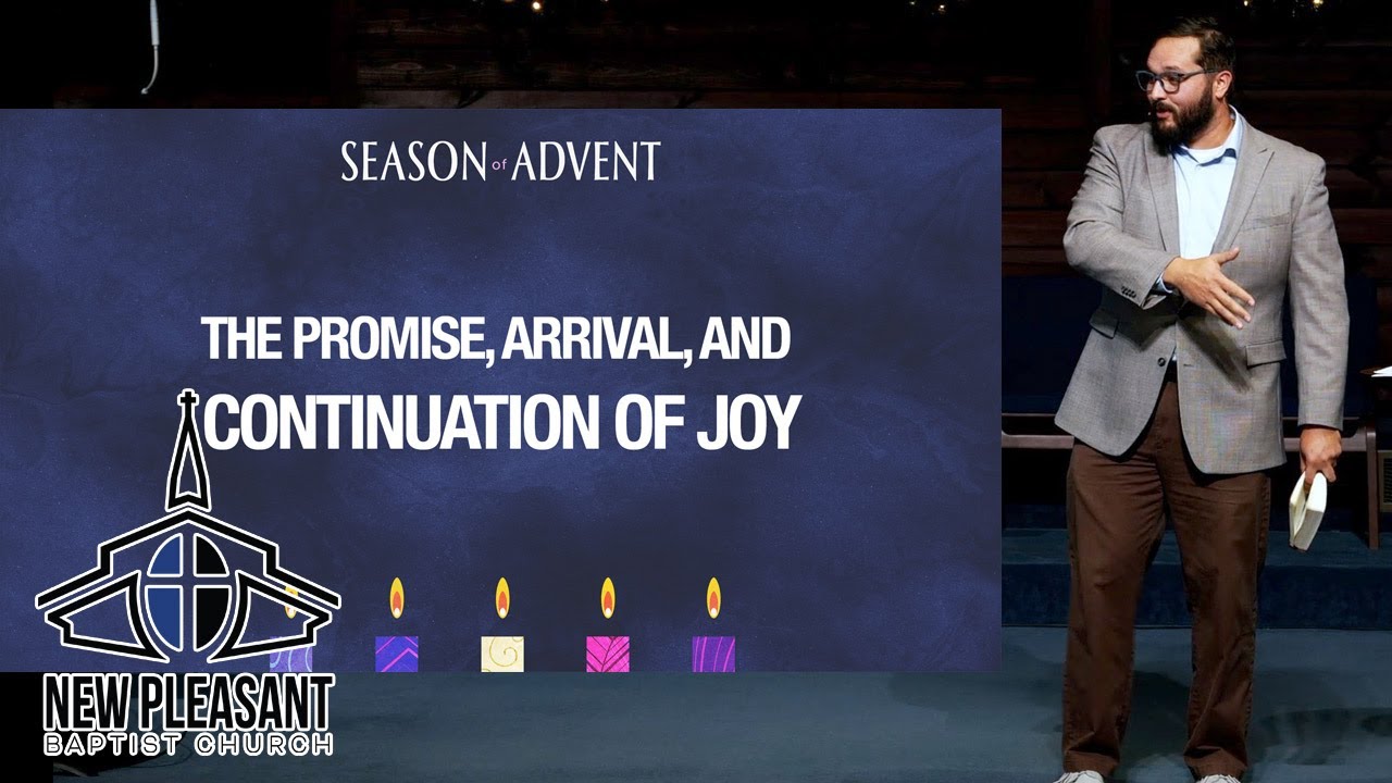 The Promise, Arrival, and Continuation of Joy [Luke 2:8-14] - YouTube