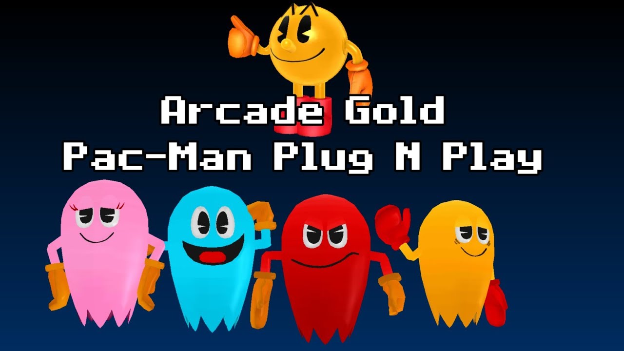 Arcade Gold Pac-Man Plug N Play - YouTube