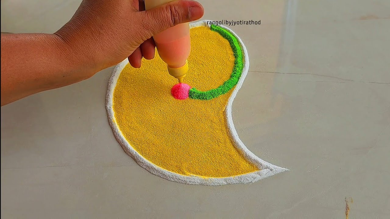 Very Easy Diwali Bhai Dooj Rangoli Designs | भाऊबीज Rangoli Designs ...