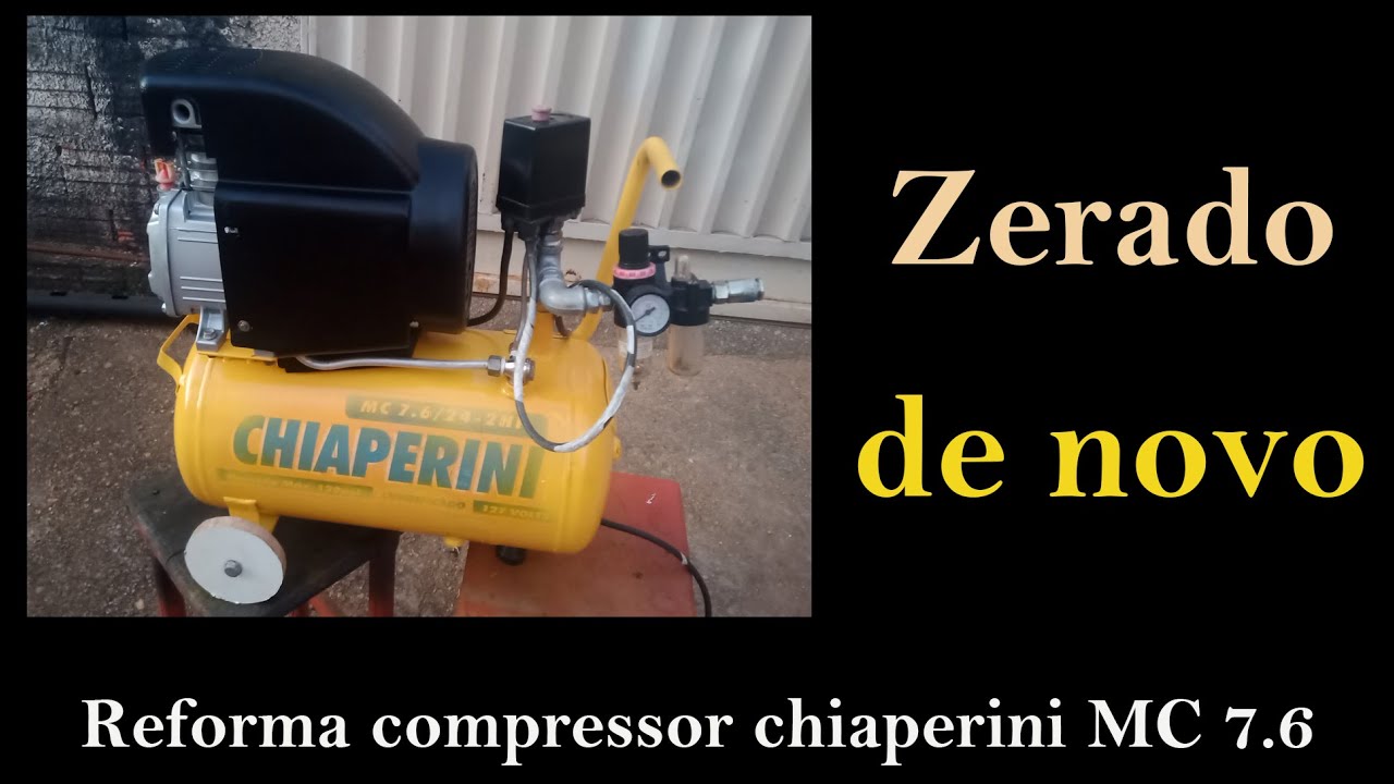 Reforma compressor chiaperini MC 7.6 - YouTube