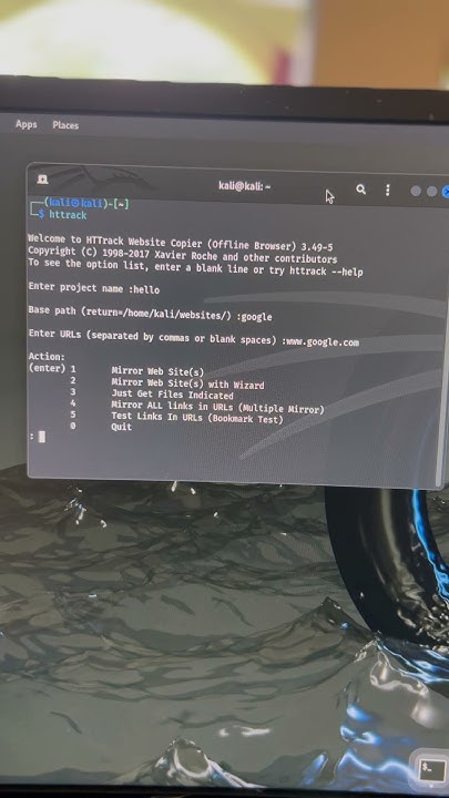 How to download any website use httrack | web site copy tool #codaphics #httrack #kalilinux # ...