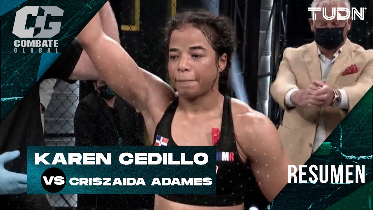 ¡Someten a la mexicana! Criszaida Adames doblega a Karen Cedillo | COMBATE GLOBAL | TUDN - YouTube