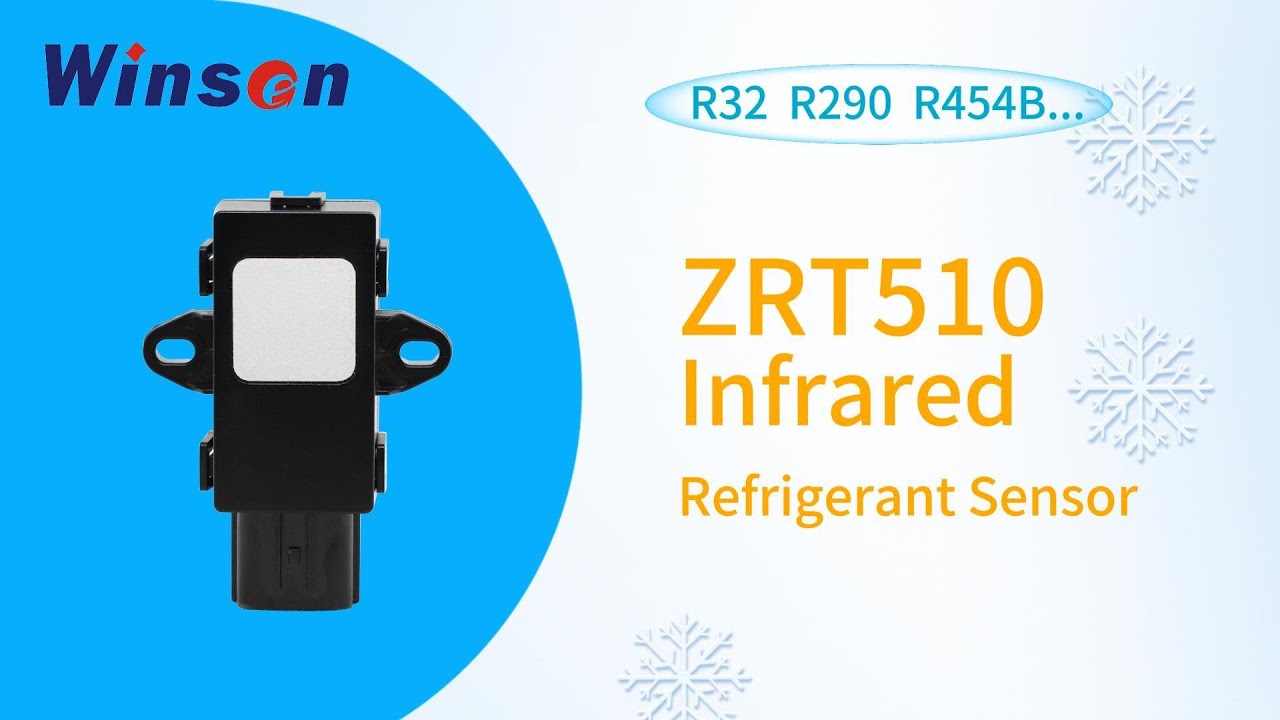 NDIR Refrigerant sensor detect R32 R290 R454b... - YouTube