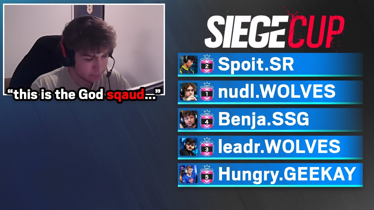 PRO PLAYERS DOMINATE SIEGE CUP (W/ Spoit) - YouTube