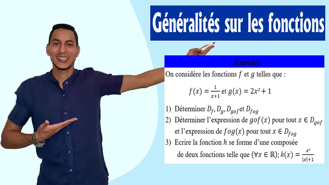 généralités sur les fonctions 1er bac exercices : domaine de définition ...
