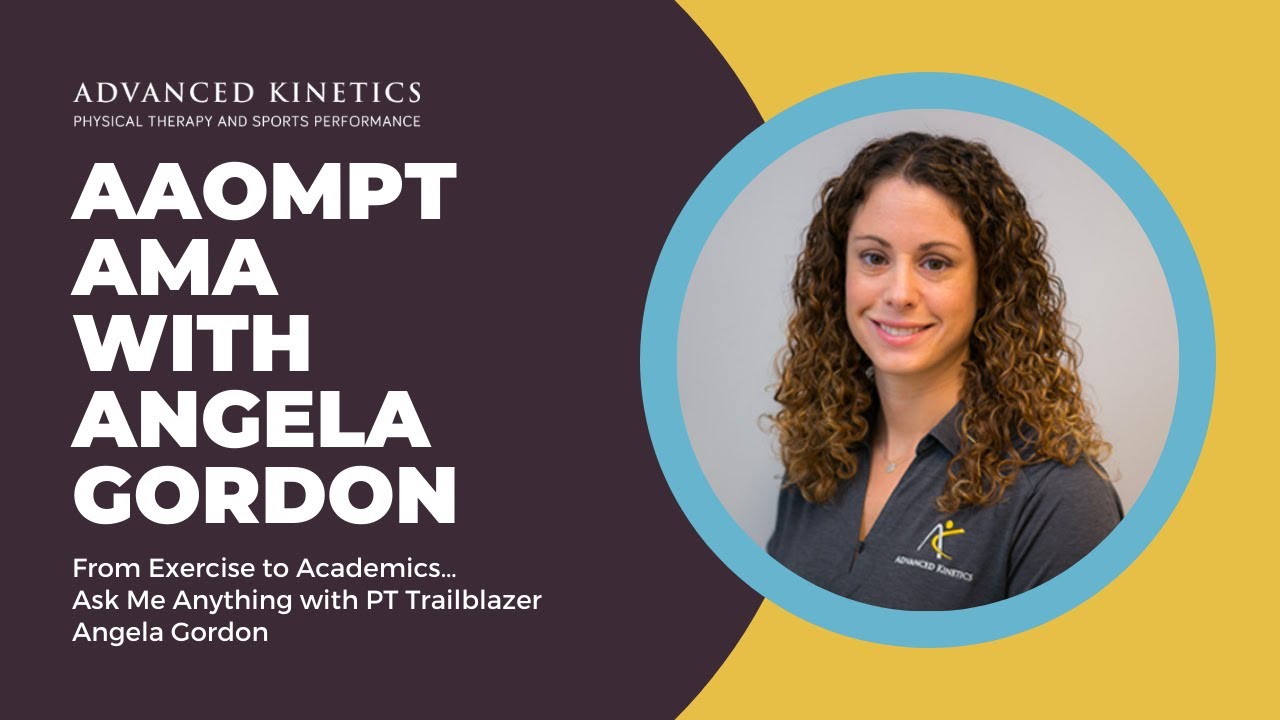 Live AAOMPT AMA Webinar with Angela Gordon, PT, DSc, FAAOMPT, COMT, OCS ...