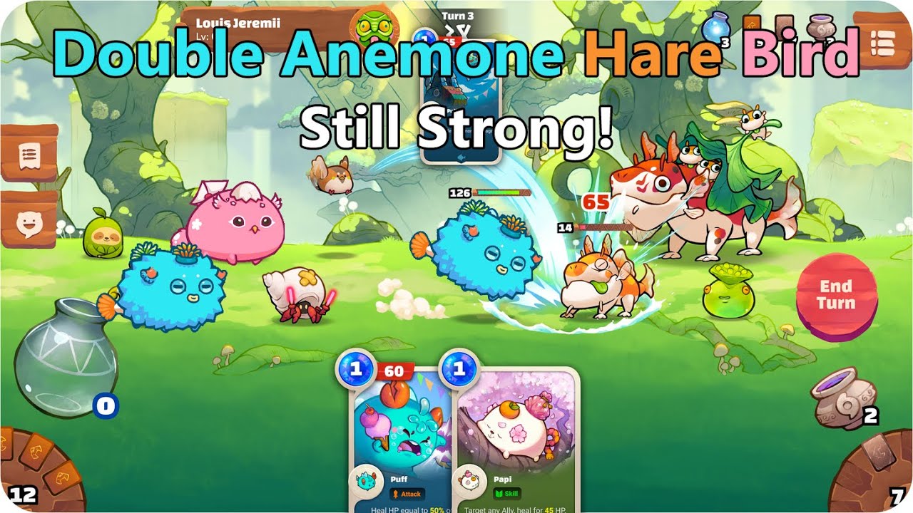 Offseason! Double Anemone Hare Bird Gameplay | Axie Infinity - YouTube