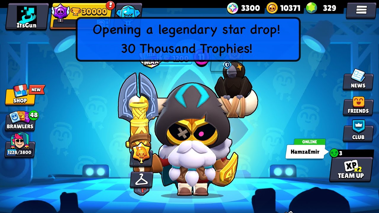 Opening a Legendary Star Drop! (30k Trophies) - YouTube