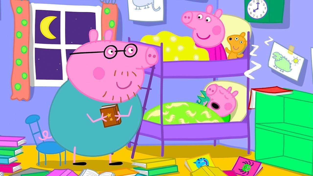 Reading George A Bedtime Story 📕 | Peppa Pig Tales Full Episodes - YouTube