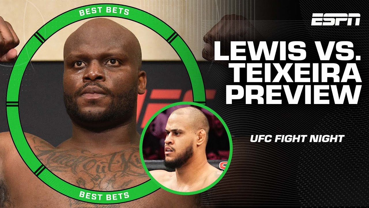 Best Bets for UFC Nashville: Derrick Lewis vs. Tallison Teixeira | ESPN ...