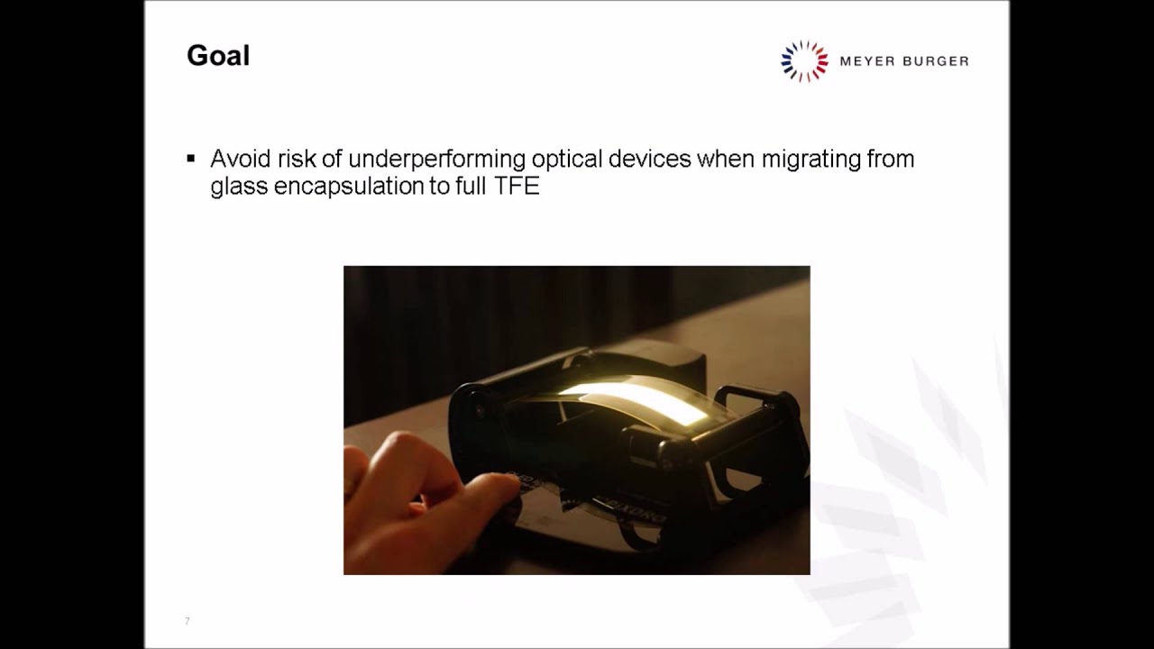 Thin Film Encapsulation for flexible OLEDs (Meyer Burger) - YouTube