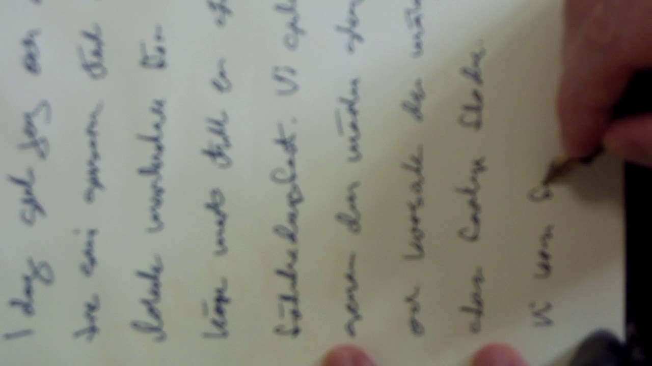 Crossed letter - YouTube