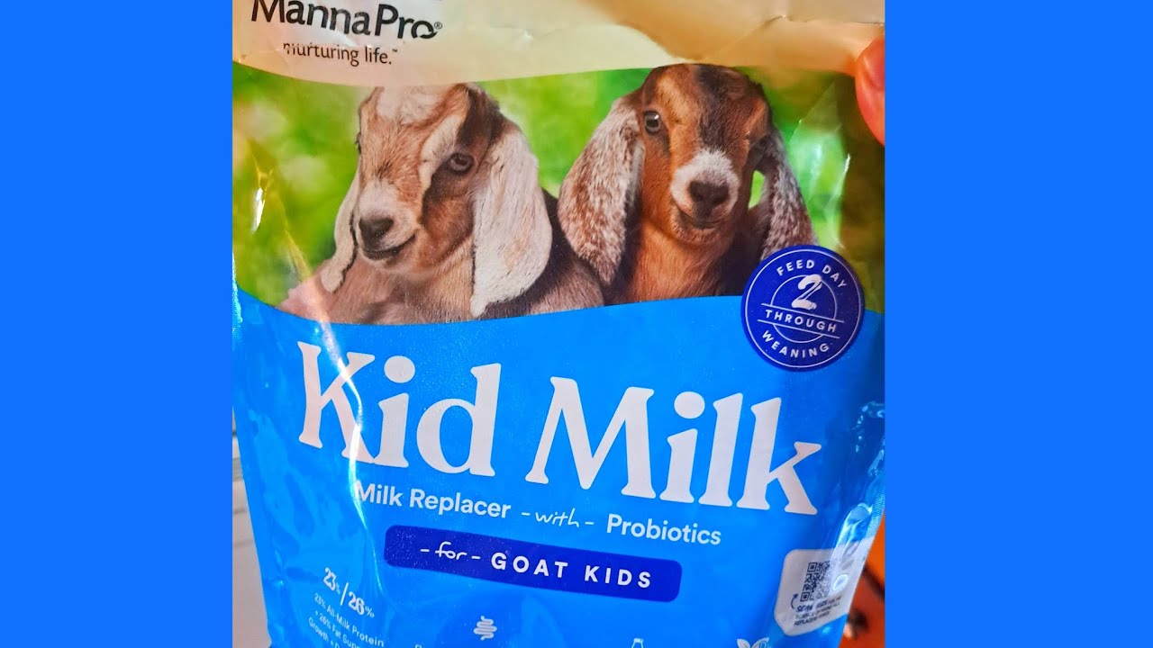 MANNA PRO KID MILK MILK REPLACER WITH PROBIOTICS FOR GOAT KIDS REVIEW ...